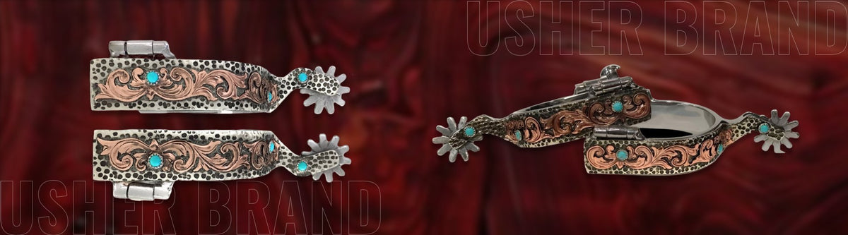 Fancy Spurs – Usher Brand Silver & Saddlery