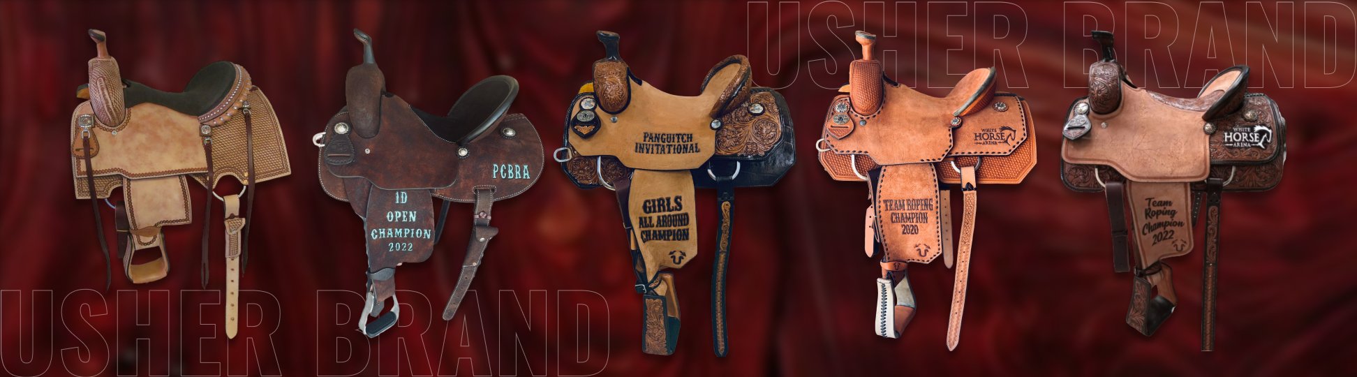Trophy Saddles – Usher Brand Silver & Saddlery