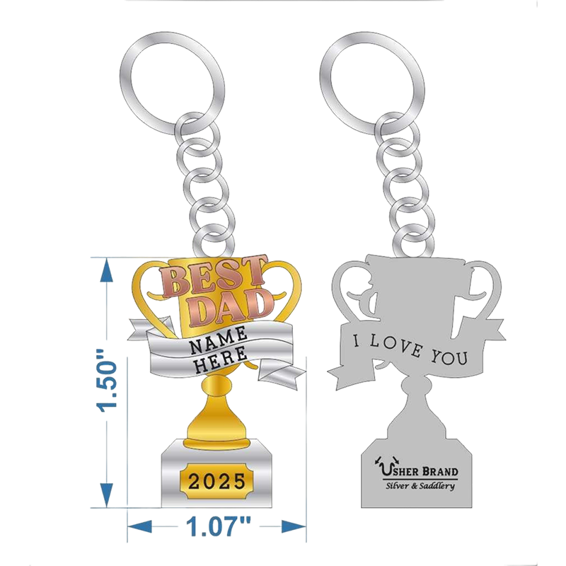 Key Chains – Usher Brand Silver & Saddlery