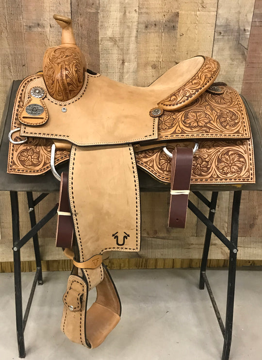 Usher Brand Calf Roper/ Breakaway Saddles – Usher Brand Silver & Saddlery