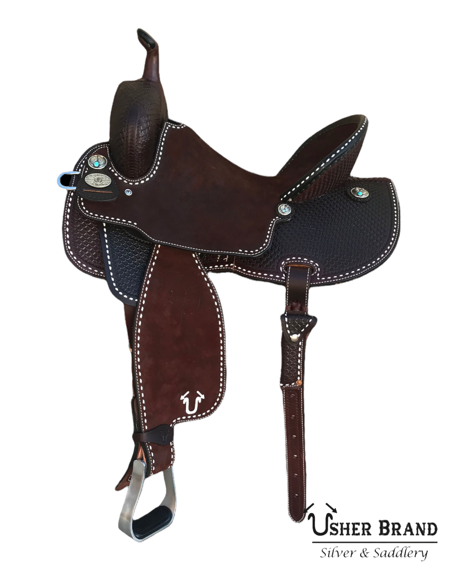 Usher Brand Calf Roper/ Breakaway Saddles – Usher Brand Silver & Saddlery